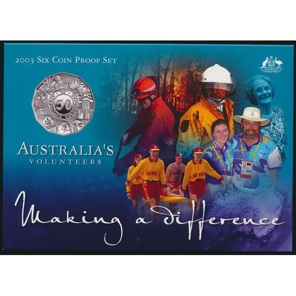 2003 Australian 6-Coin Proof Set – Sydney Coins