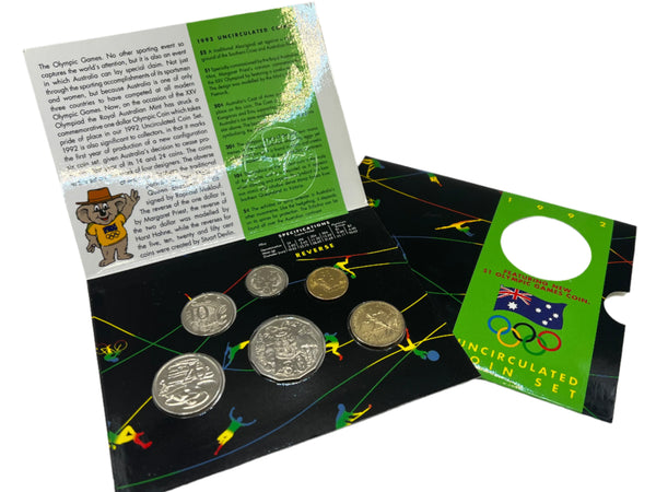 1992 Australian 6-Coin Mint Uncirculated Set – Sydney Coins